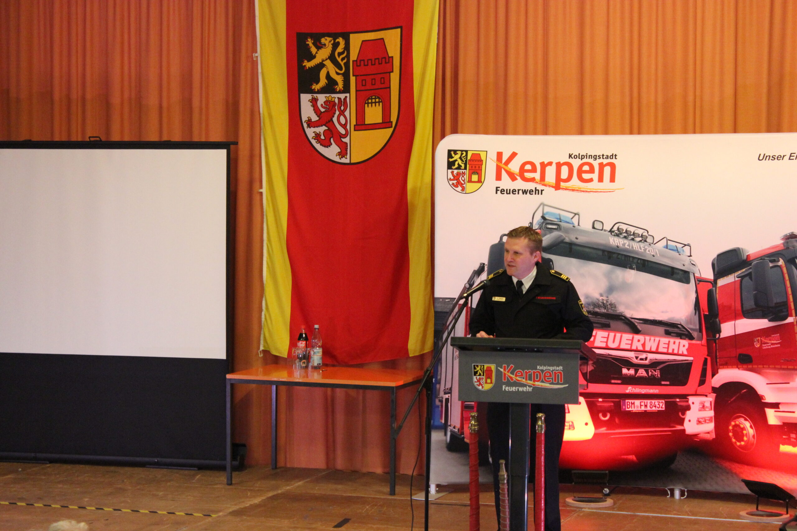 Jahreshauptversammlung bei der Feuerwehr der Kolpingstadt Kerpen