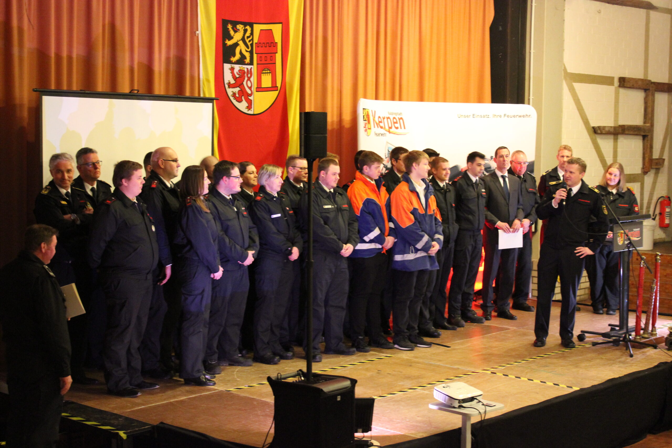 Jahreshauptversammlung bei der Feuerwehr der Kolpingstadt Kerpen