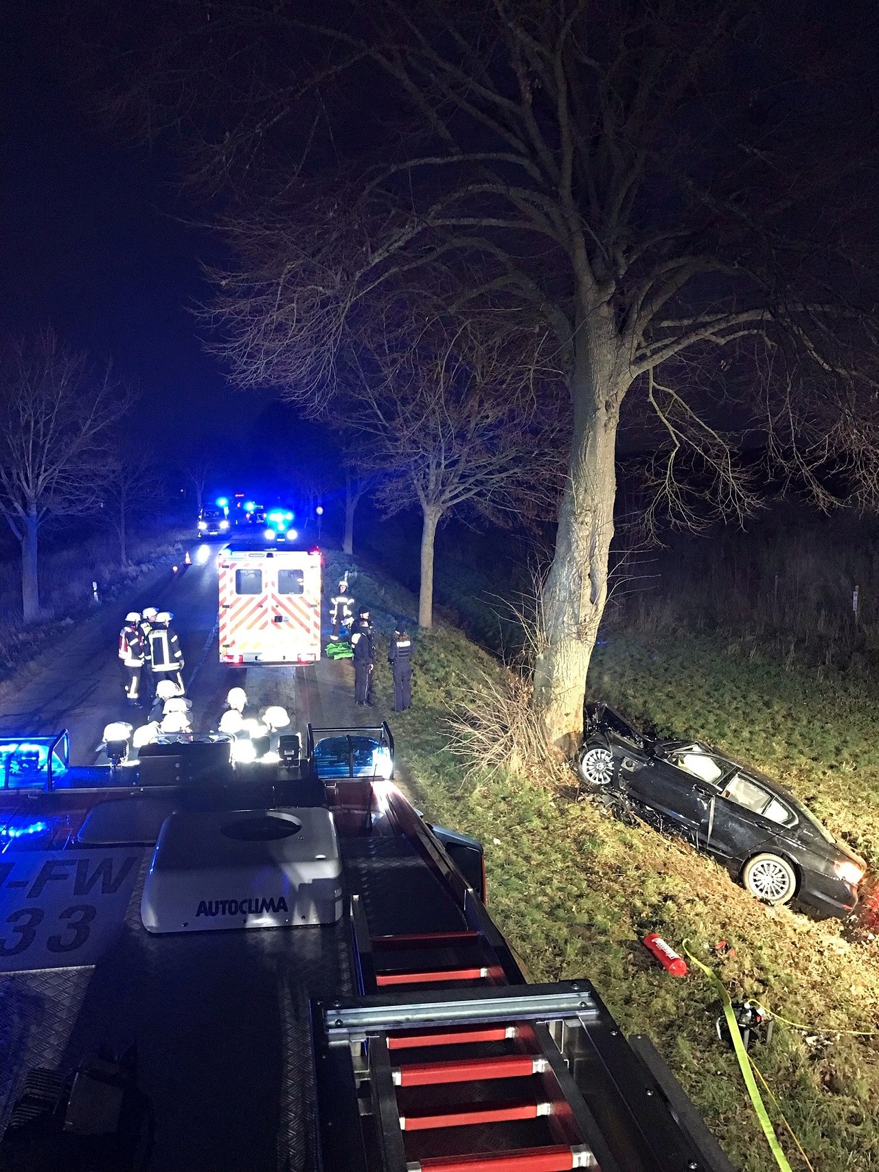 Verkehrsunfall auf der K53 in Kerpen Manheim-alt